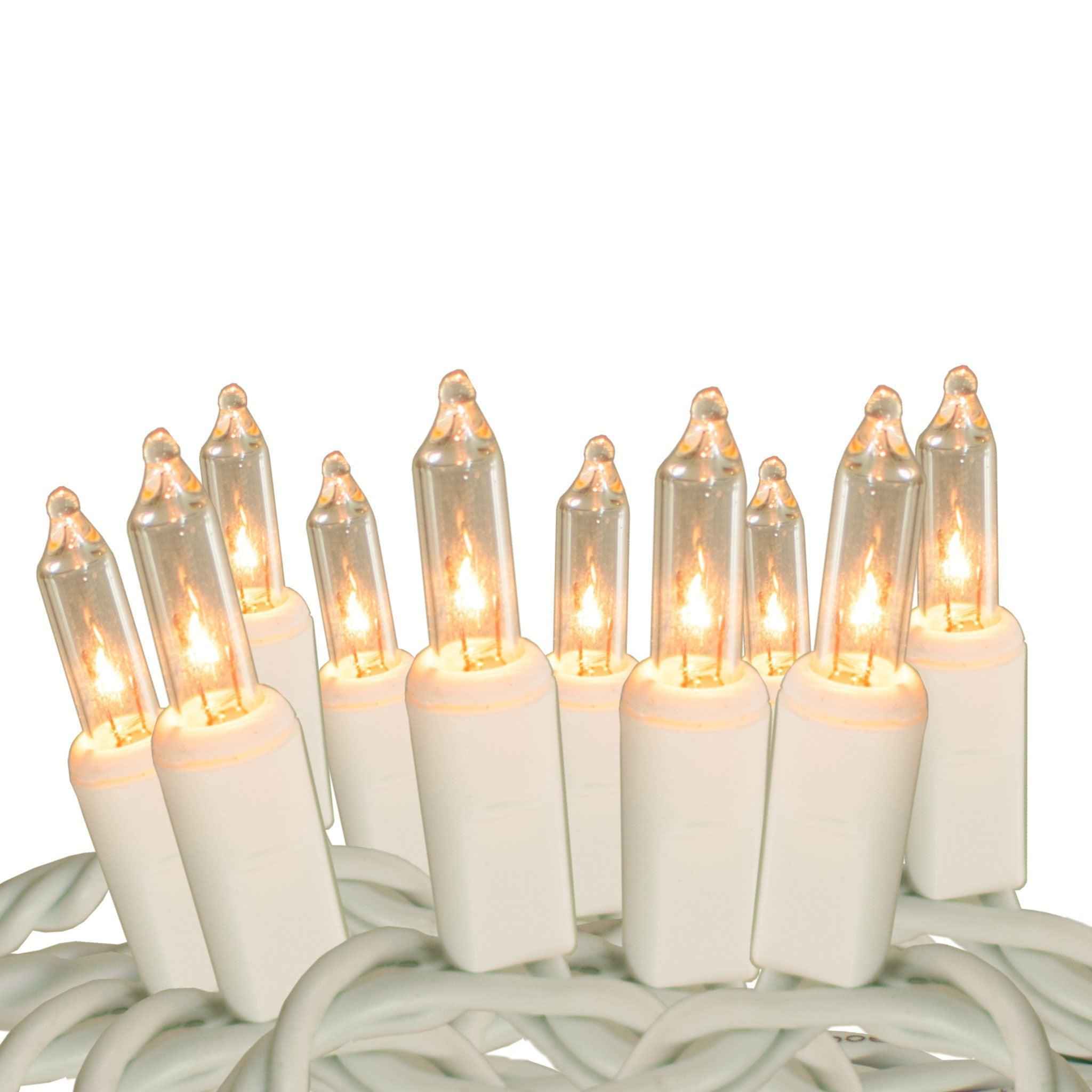 Home Accents Holiday 100-Light White Mini Christmas Lights – Lee Display