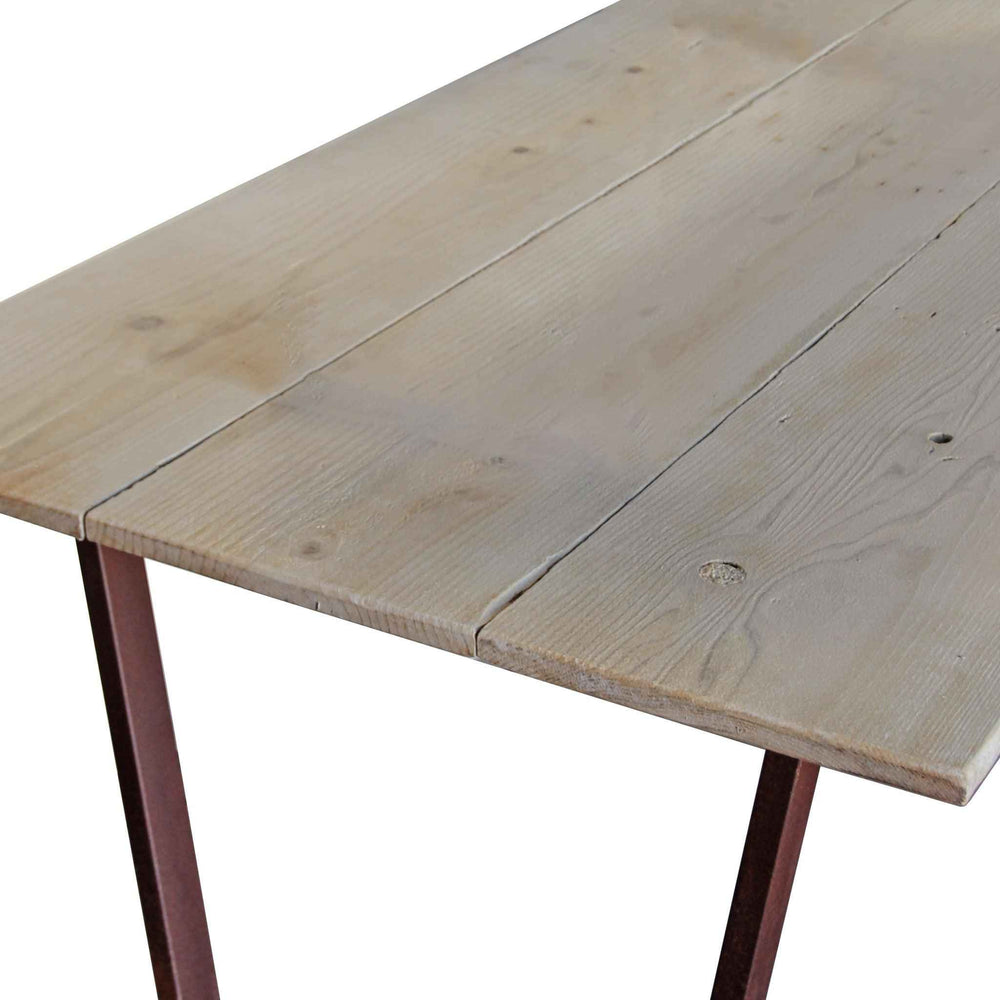 Shop Lee Display's Rustic Bleached Redwood Dining Table