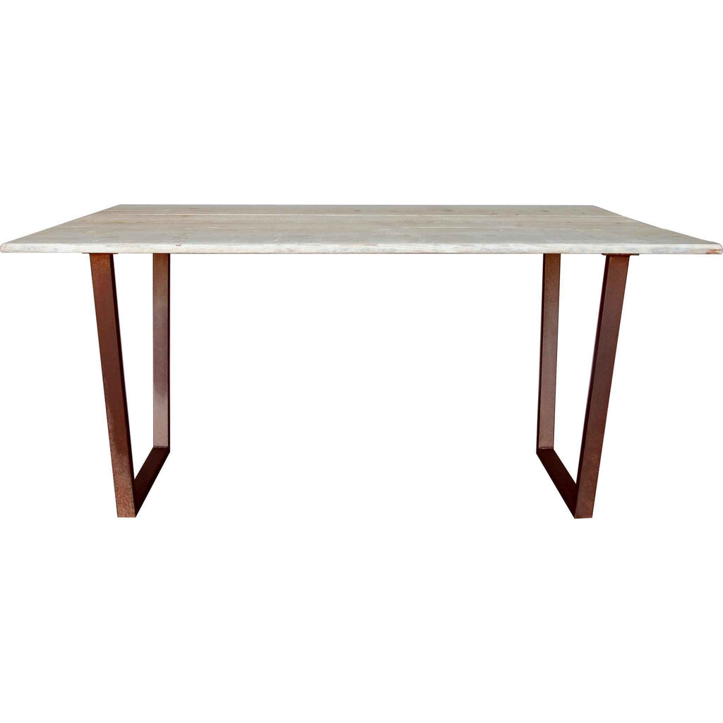 Shop Lee Display's Rustic Bleached Redwood Dining Table