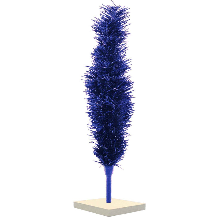 Buy Brand New Shiny Blue Tinsel Christmas Trees | Shop Lee Display