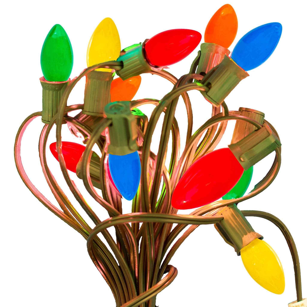 Ceramic Multi-Color Patio String Lights On Sale in 25FT Sets – Lee Display