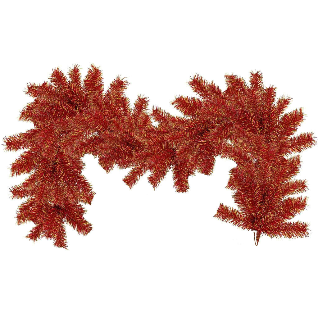 Red & Gold Christmas Garland | Hand-Made in the USA | Lee Display