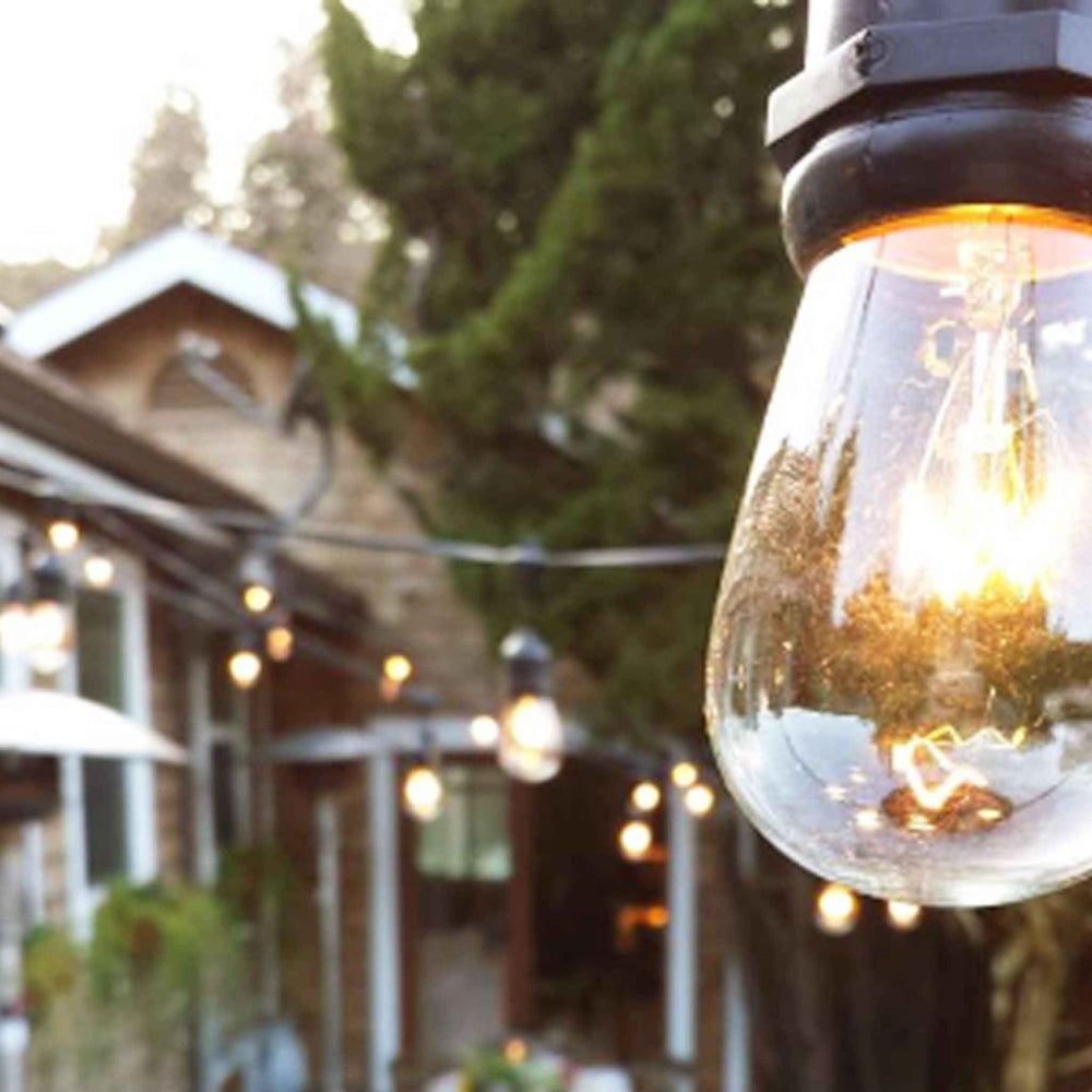 Patio String Lighting Sets Edison Bulbs Included | Shop Lee Display