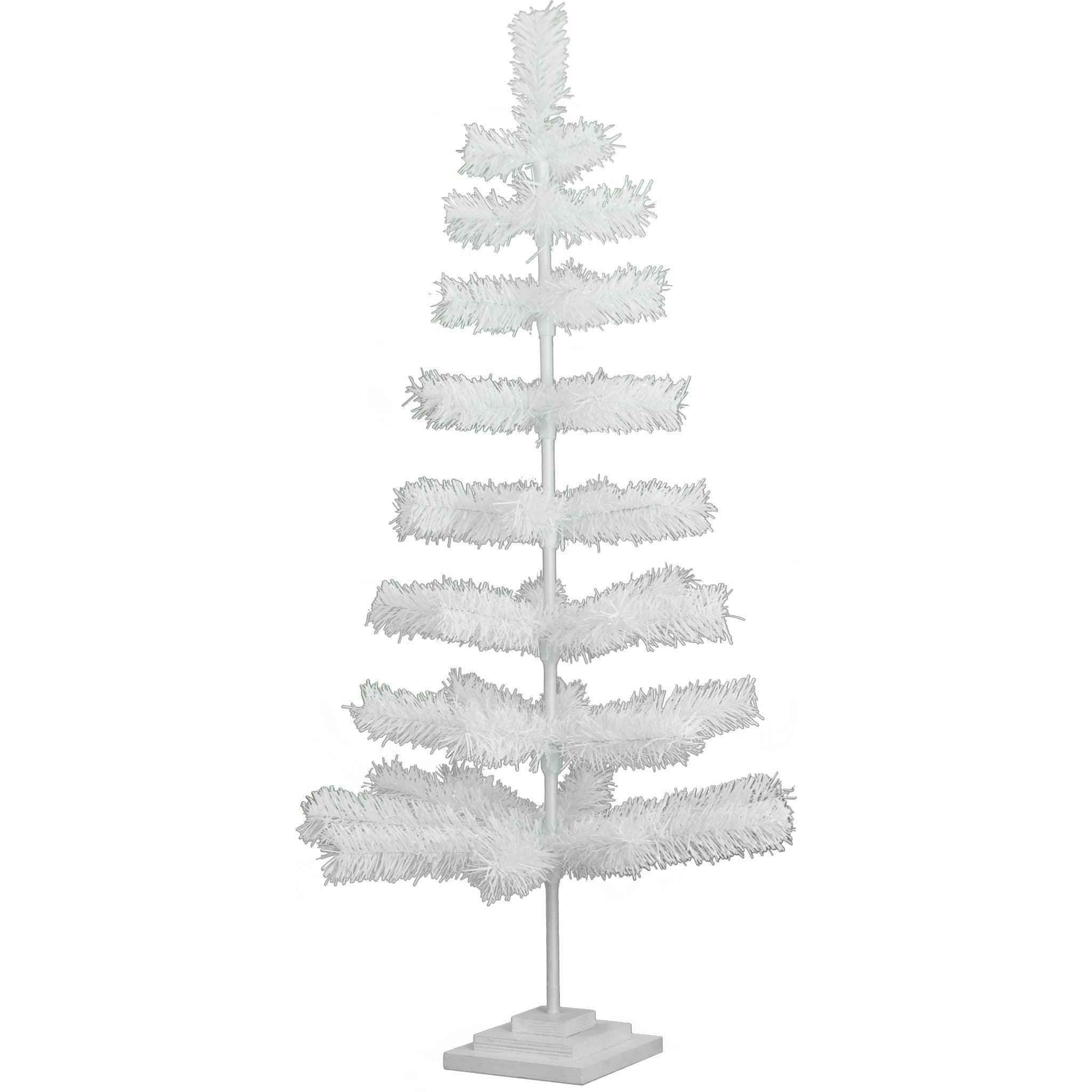 Lee Display | Shop White Tinsel Christmas Trees | Holiday Decor