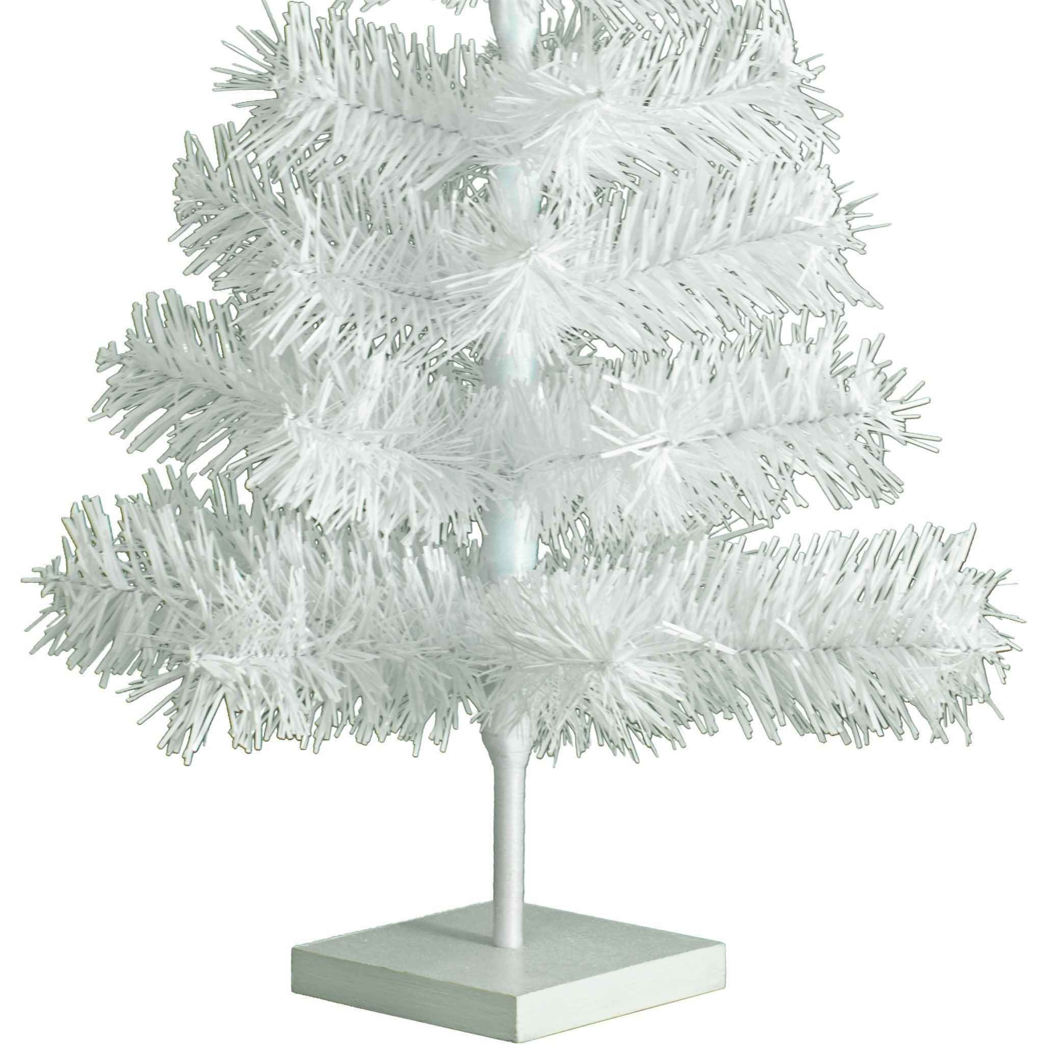 Lee Display | Shop White Tinsel Christmas Trees | Holiday Decor