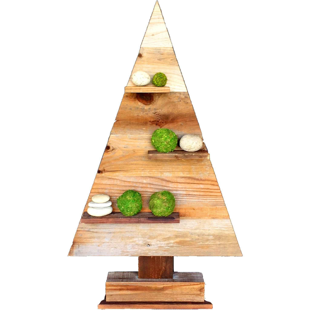 Wood Triangle Retail Merchandising Tree Shop Lee Display